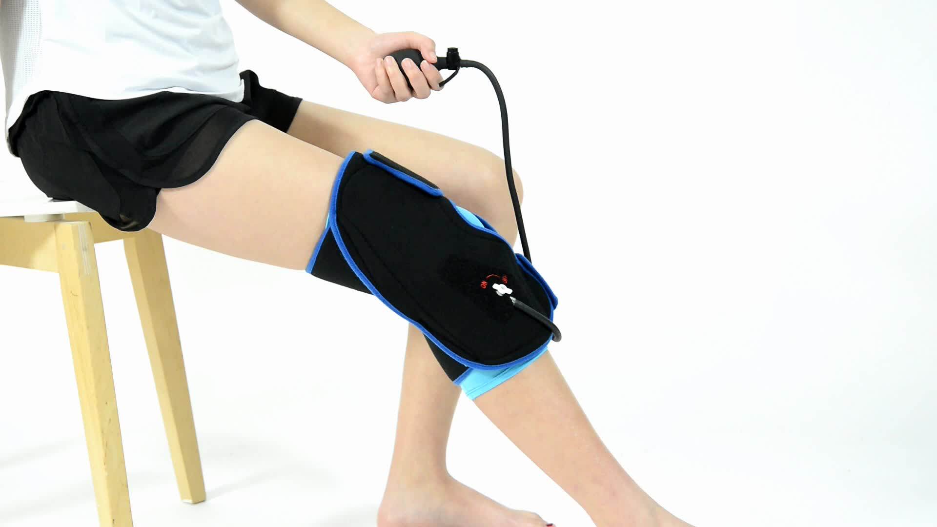 Injury Recovery Inflatable Air Gel Ice Knee Cold Compression Wrap - Buy ...