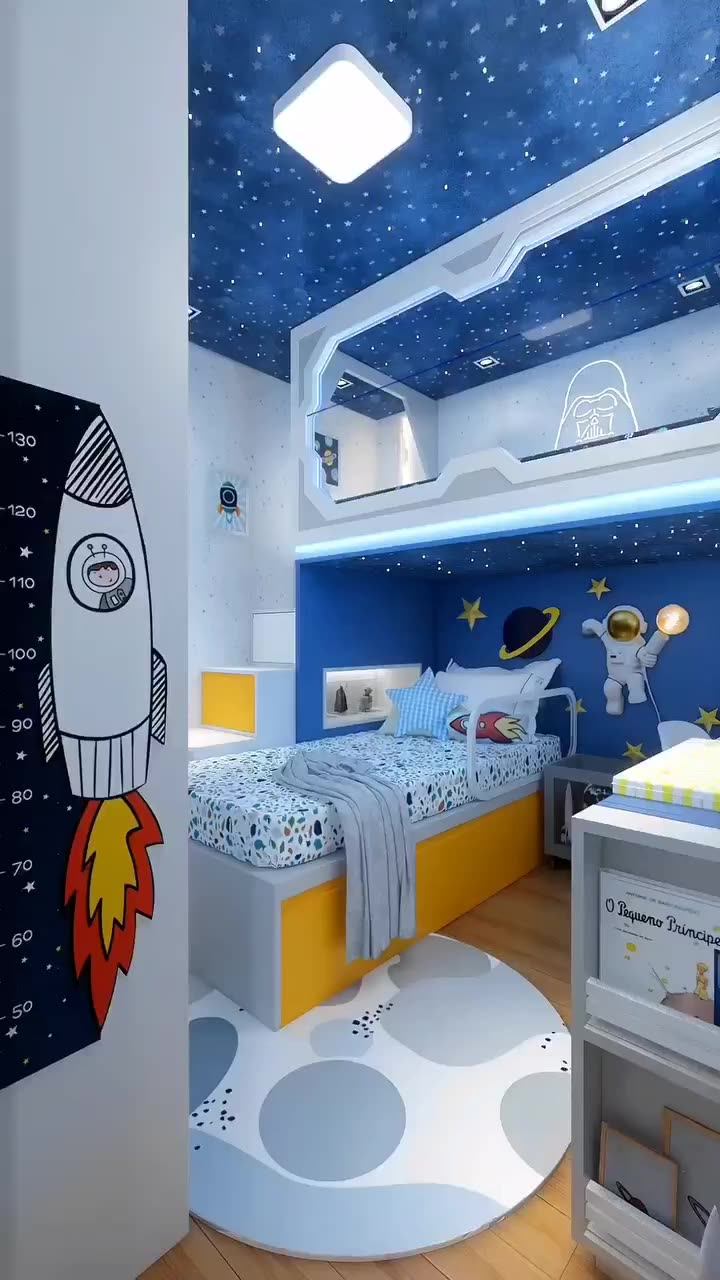 Foshan Manufacture Custom Kids Children Bedroom Furniture Blue Boys ...