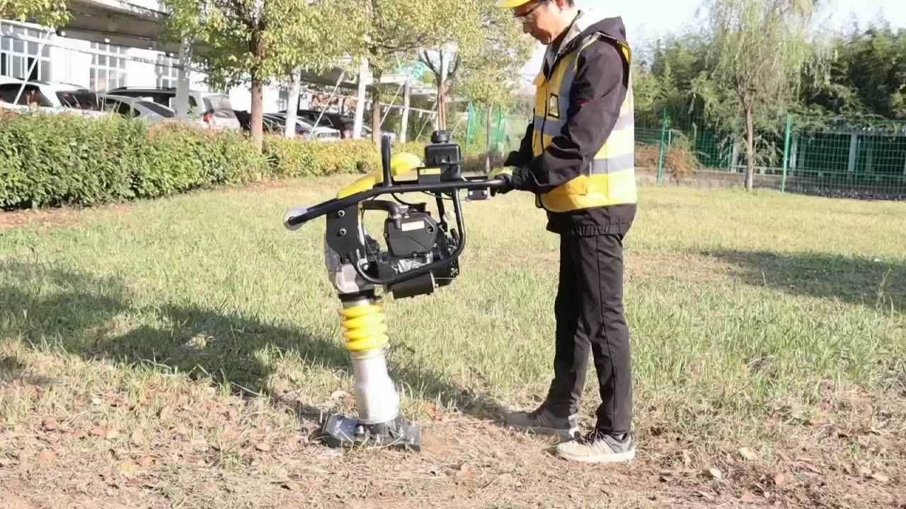 Wholesale Soil Floor Vibrating Tamping Rammer Heavy Duty 10kn Tamping ...