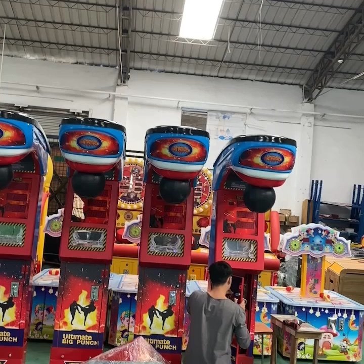 Dragon Fist Coin-operated Force Measuring Machine Boxing Game Machine ...