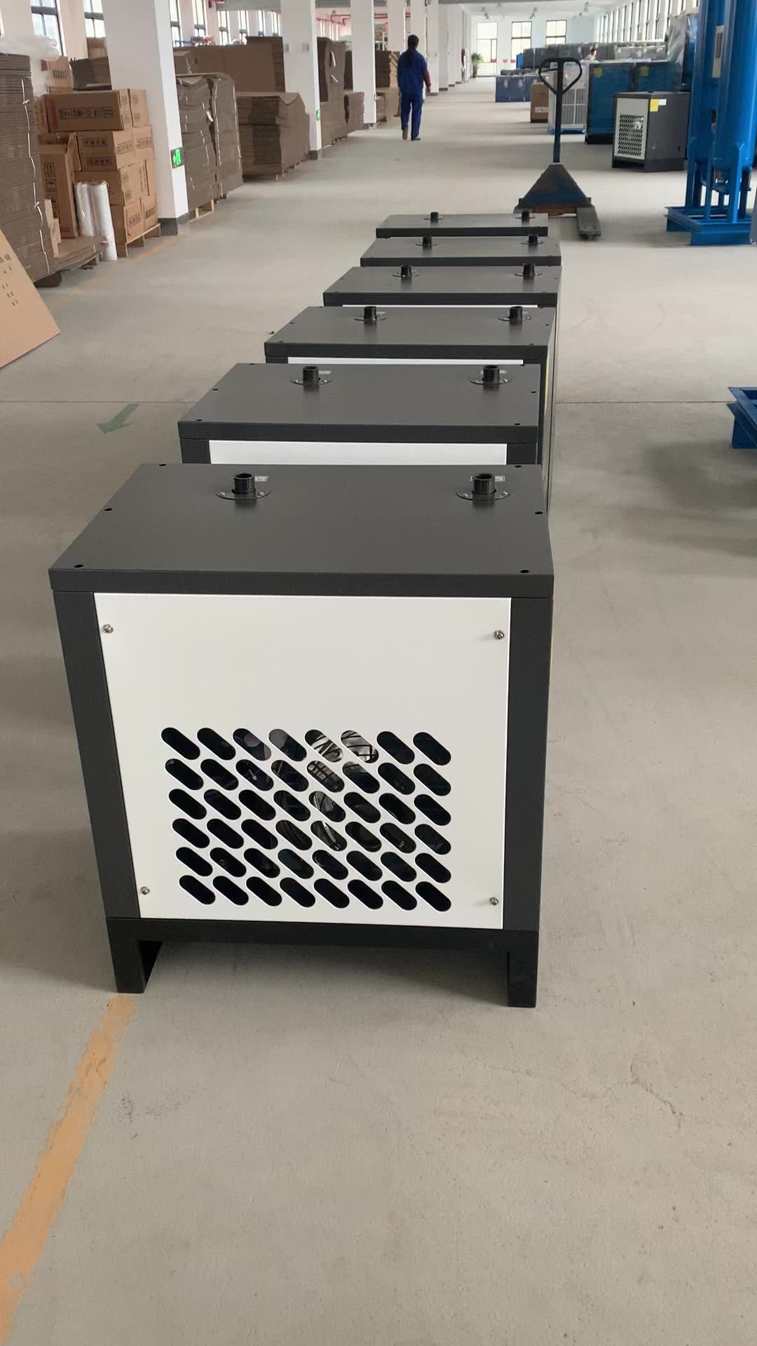 Refrigerant Air Cooling Compressed Air Dryer Screw Compressor For Air ...