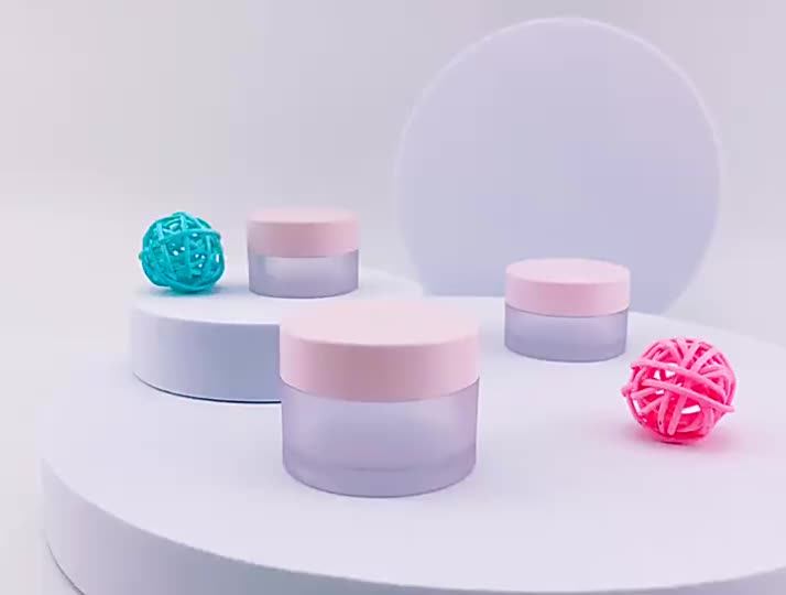 Spring Color Empty Sample Container 1 Oz Pink Lip Scrub Cosmetic Petg ...