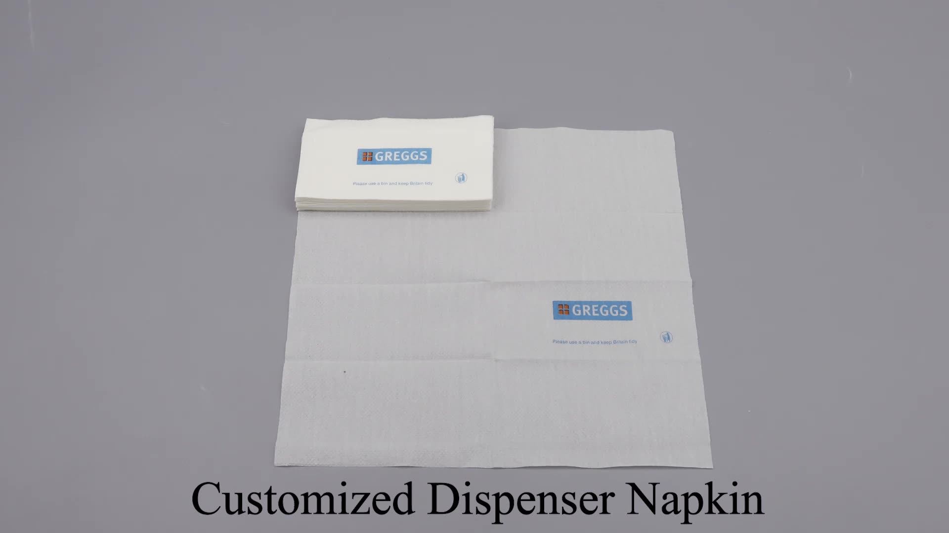 Compact Fold Dispenser Napkins Printed Dispenser Napkin Customized Nova ...
