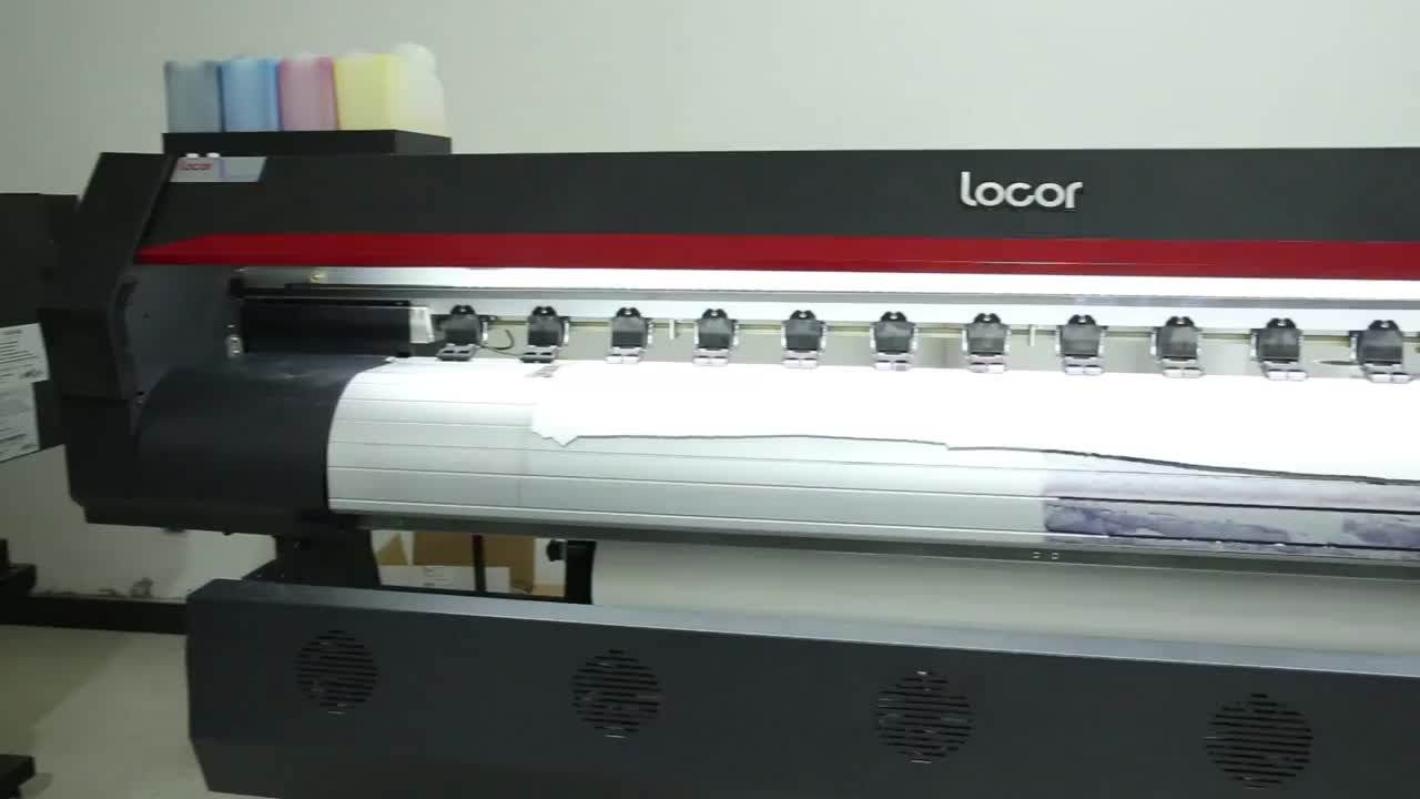 Locor 1.8m 6ft Dx5 Xp600 Heads Wide Format Eco Solvent Printer Plotter ...