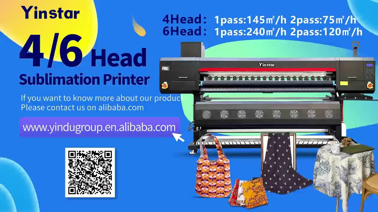 Yinstar I3200-a1 Digital Fabric Dye Sublimation Printer Textile ...