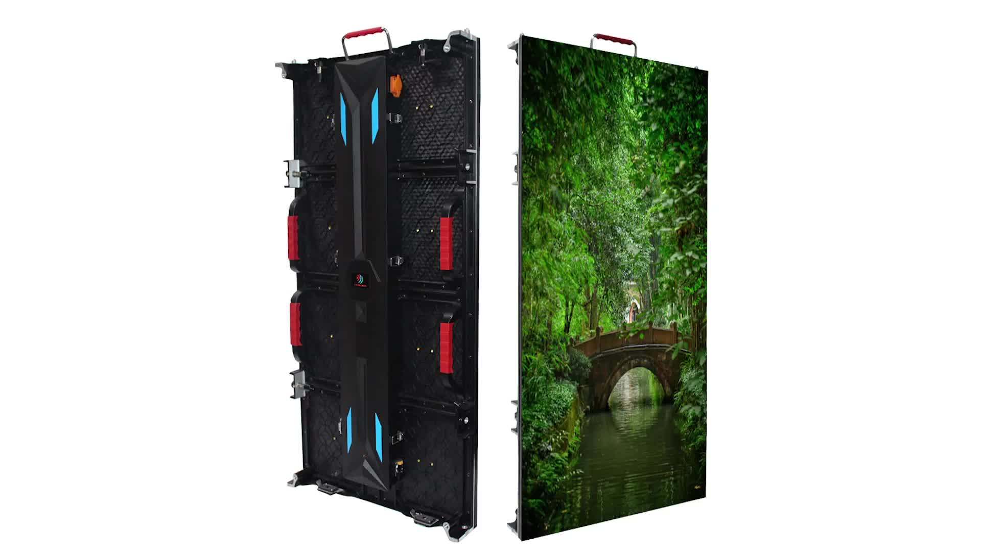 Ad P3.91 Outdoor Smd Rental Full Color Led Video Wall 500*1000mm ...