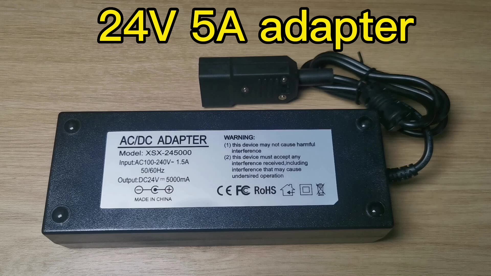 High Quality 120watt 24v 5a Power Supply 100v-240v Ac To 24v Dc Power ...