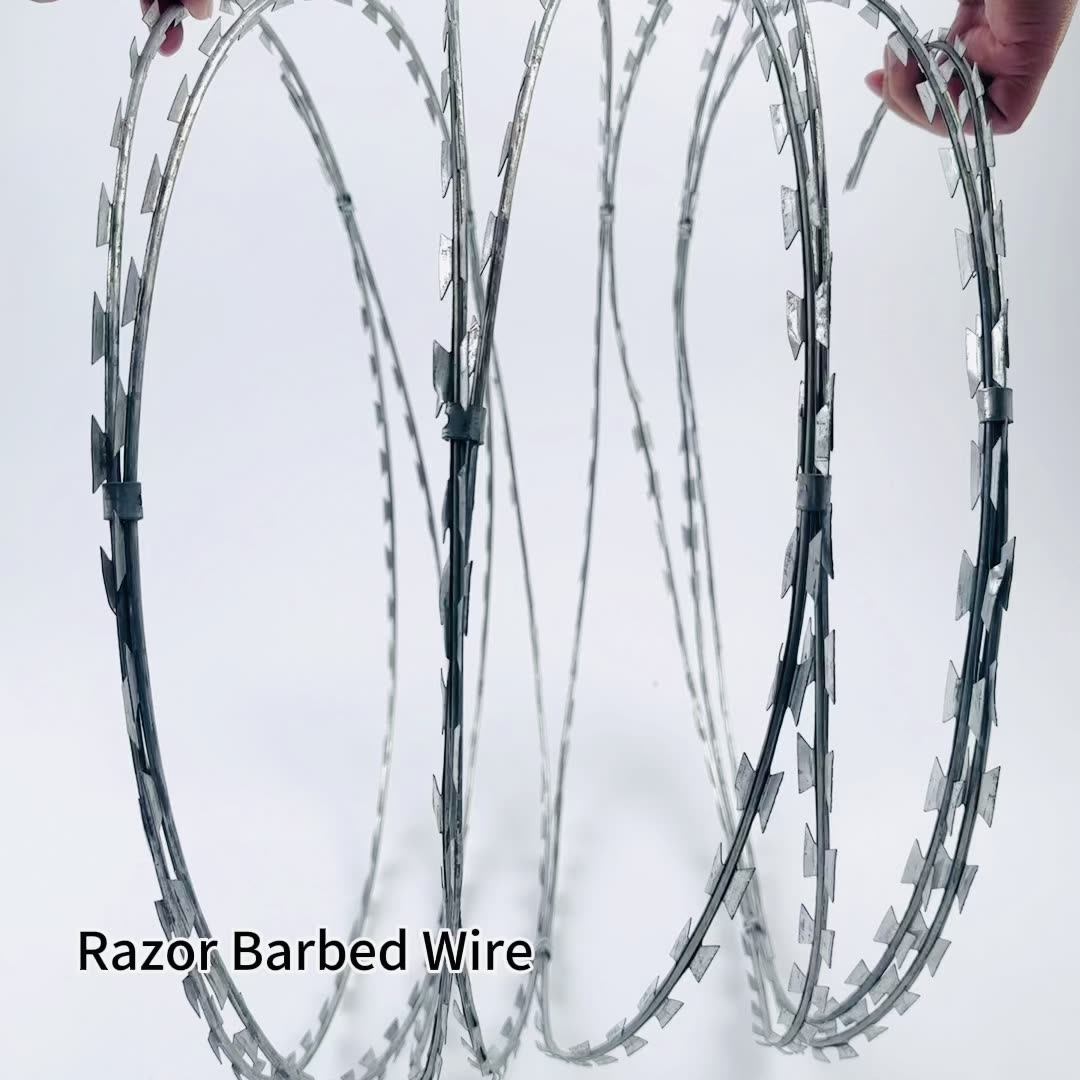 Jaguar 960mm Single Loop Coil Diameter Concertina Razor Barbed Wire ...