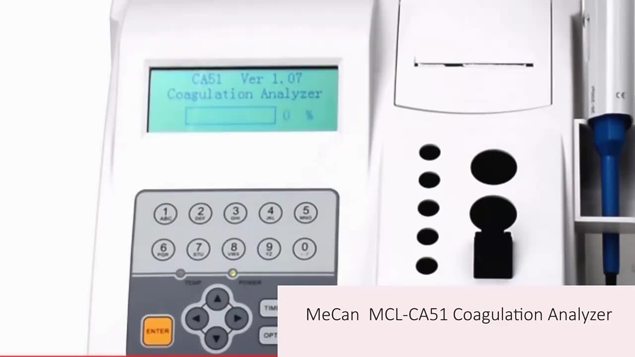 Single Channel Vet Automated Coagulometer Semi Auto Portable Poct ...