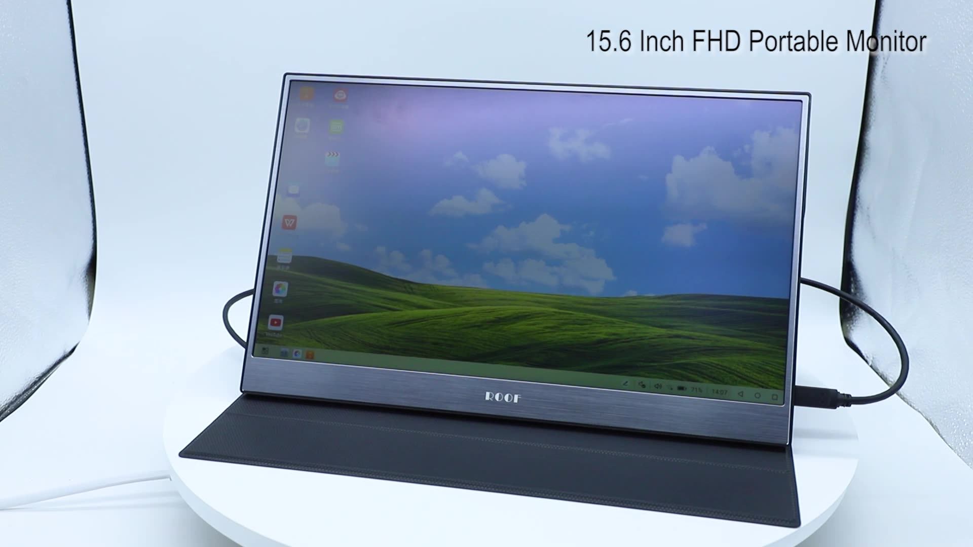 Fhd 15.6 Inch Ips Hdr Portable Touch Screen Monitor Type-c Usb For ...