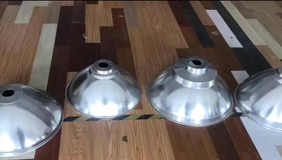 Parabolic Mirror Anodized Spinning Aluminum Pure Silver Led Reflector ...