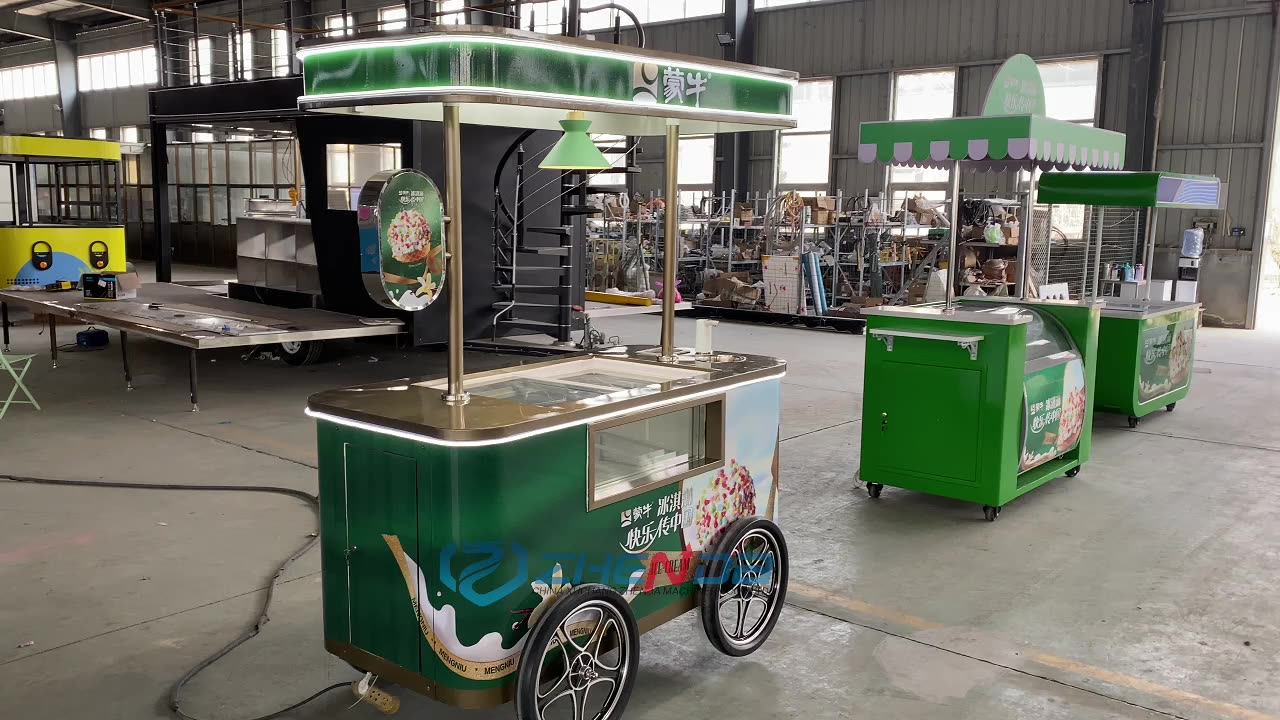 Mobile Vending Hot Dog Vehicle Portable Food Stall Kiosk Outdoor Use ...