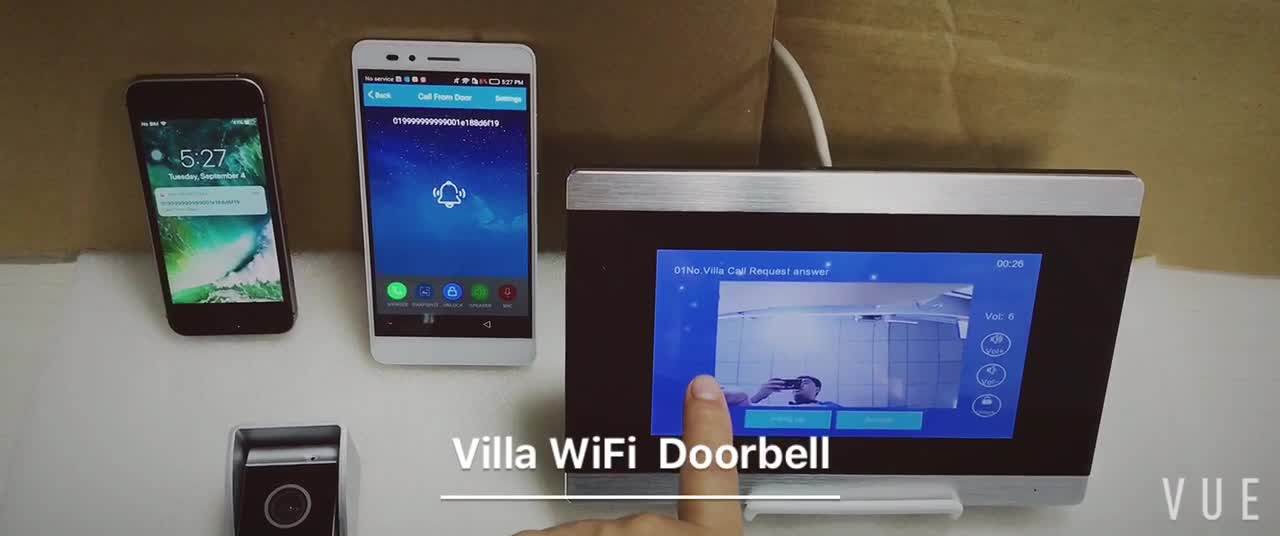 Ahd Video Door Phone Hd Door Camera Intercom System With Sd Card Slot ...