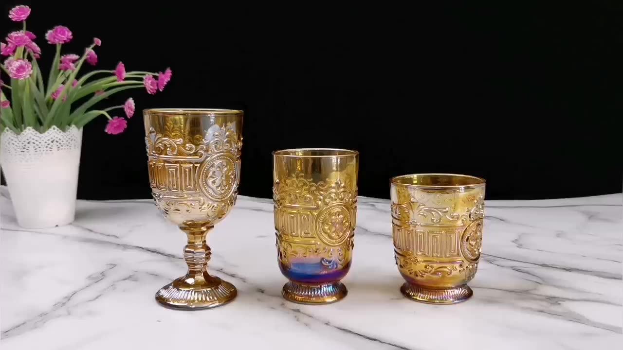 Customized Embossed Drinking Glasses Water Glass Personalized Glass ...