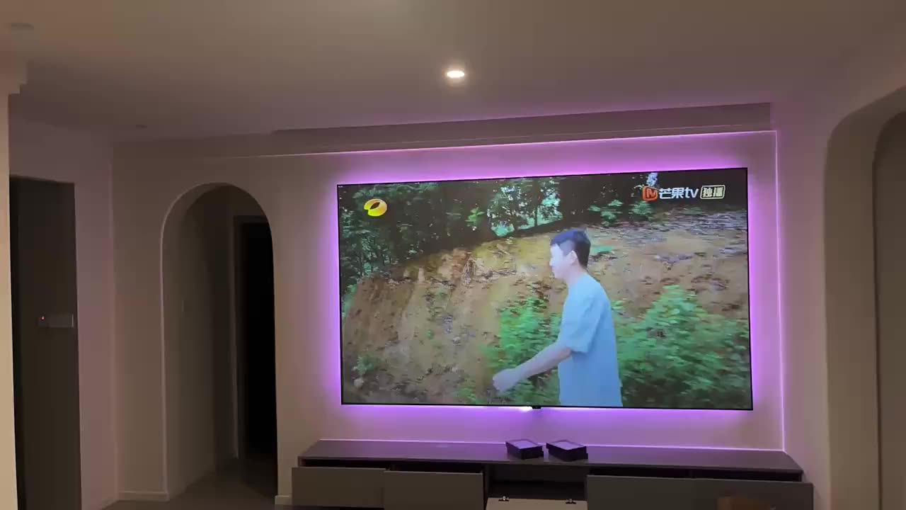 Perfectisan 150 Inch Large Size Projector Screens Black Diamond Home ...