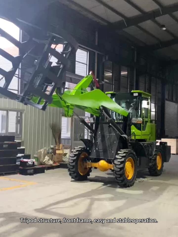 Heavy Machinery 1 Ton Front-end Hydraulic Loader Wheeled Multi ...