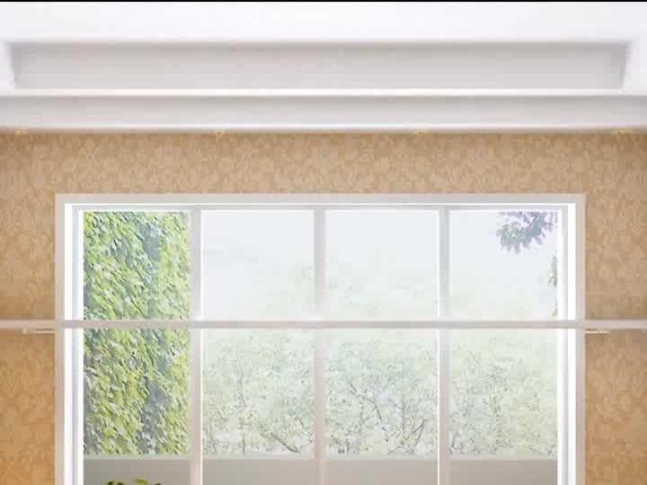 Heavy Duty Ceiling Mounted Silent Motorized Electric Curtain Track With ...