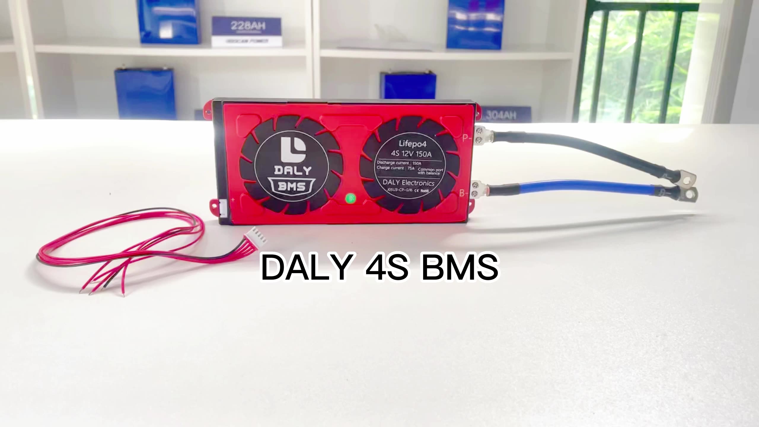 New Arrival Daly Smart Bms Lifepo4 Battery 4s 8s 16s 100a 150a 200a 250a 12v Bms For 3.2v Iron ...