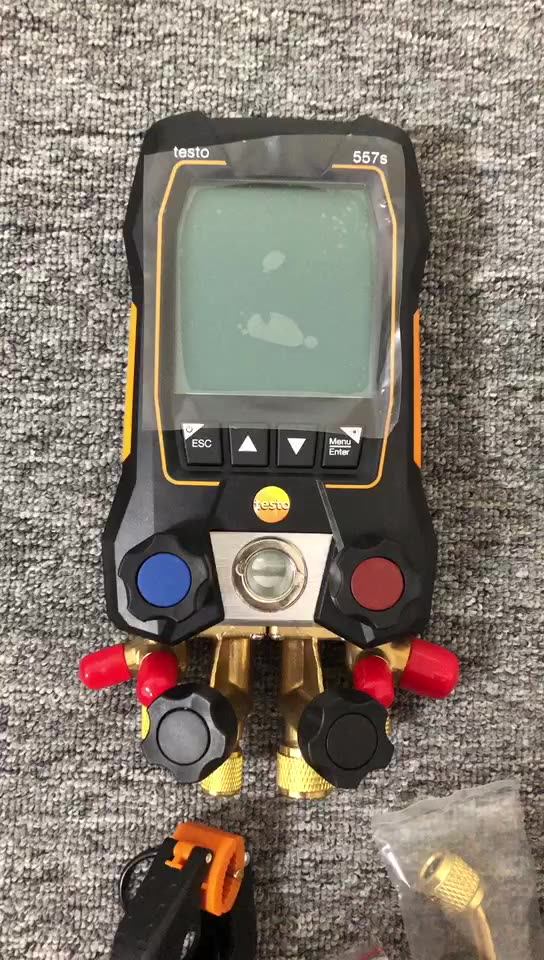 Testo 550s Smart Kit Testo 557s Smart 2 Valves Digital Manifold Gauge ...