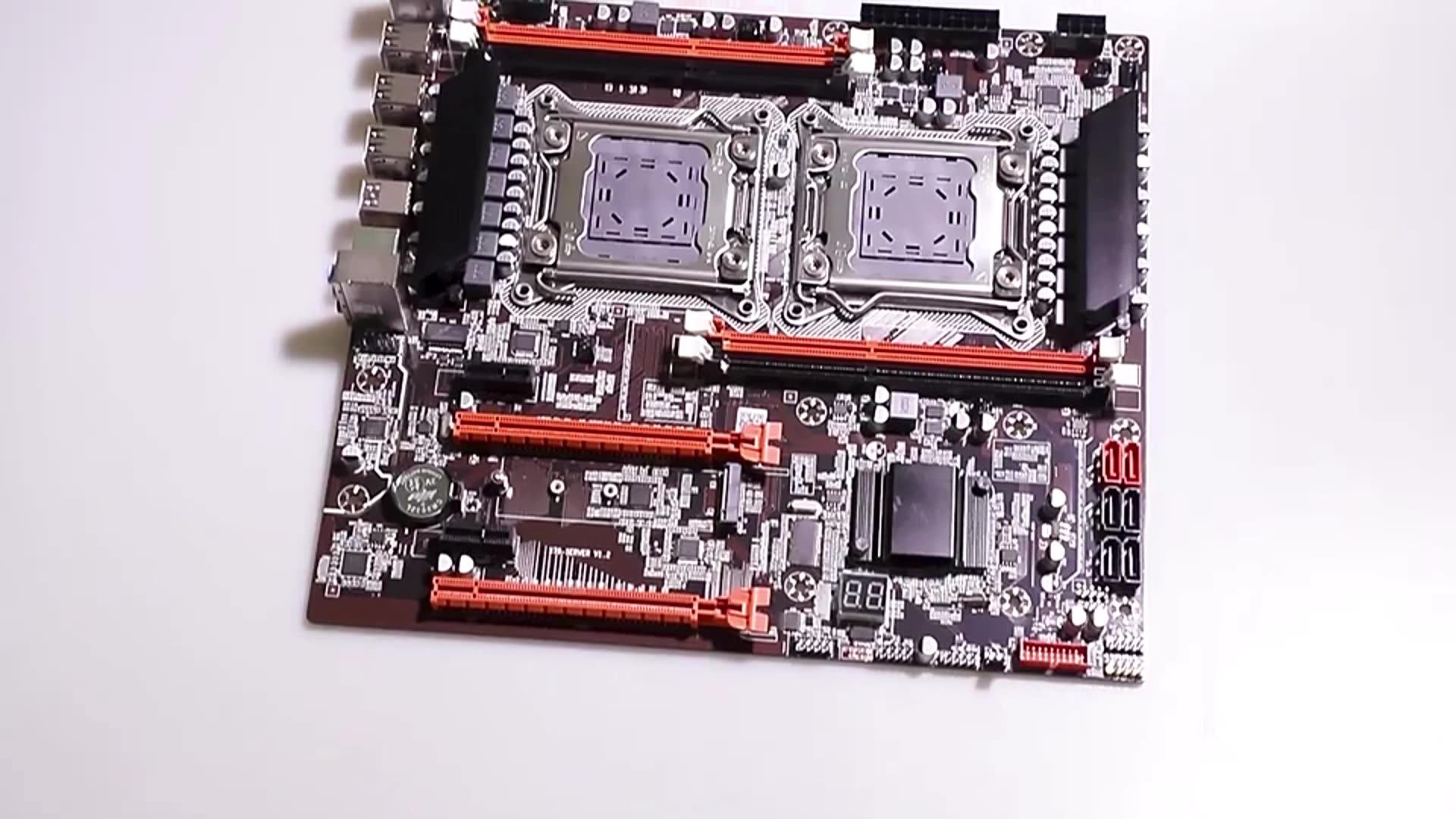 X99 Dual Processor Motherboard Lga2011 Ddr4 4 Channels Dual Cpu Gaming ...