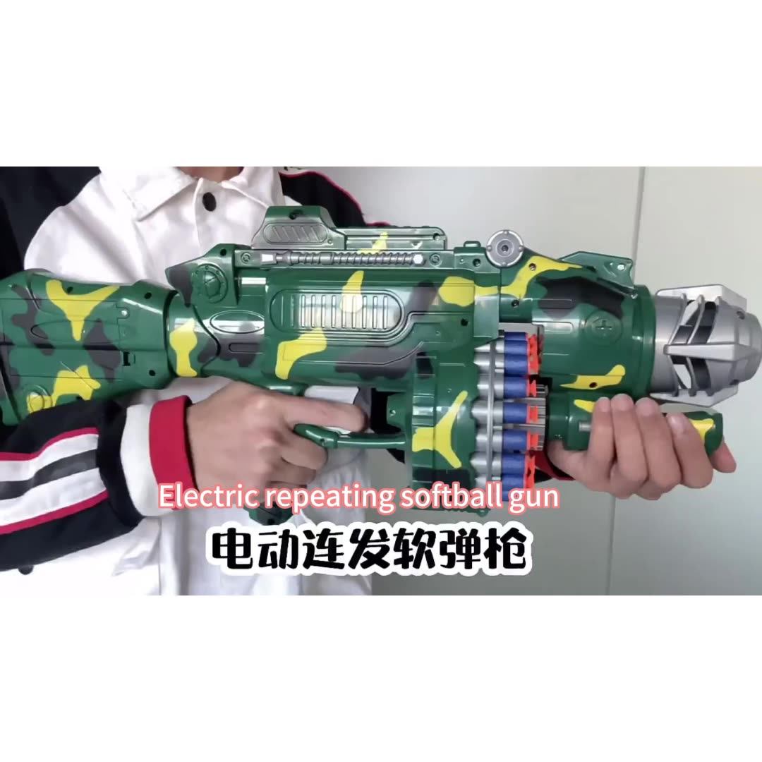 Kids Sniper Shooting Foam Bullet Toy Gun Electronic Automatic Shell ...