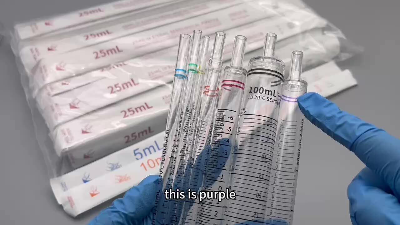 Laboratory Use Sero Pipette 1ml 2ml 5ml 10ml 25ml 50ml With Reverse ...