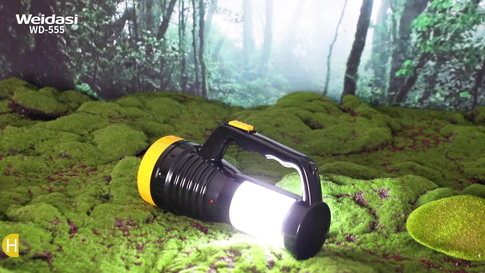 Wholesale Handheld Plastic Abs Rechargeable Led Portable Searchlight ...