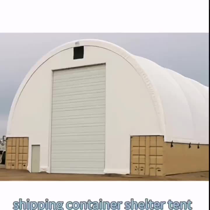 New Model 20ft 40ft Container Tent Shelter Carport Garage Storage ...