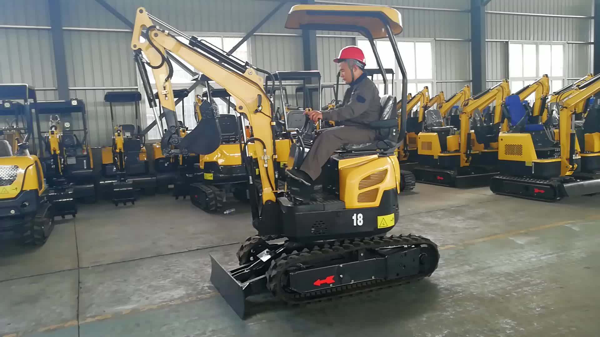 Full Hydraulic Digger 800kg Small Mini Excavator - Buy 800kg Small ...