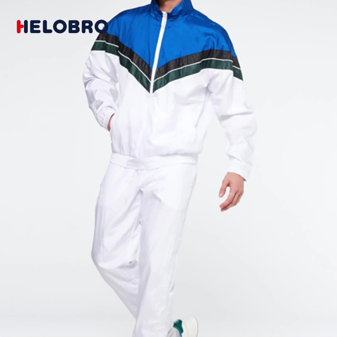 Wholesale Training Jogging Wear Nylon Tracksuits For Men Custom Logo ...