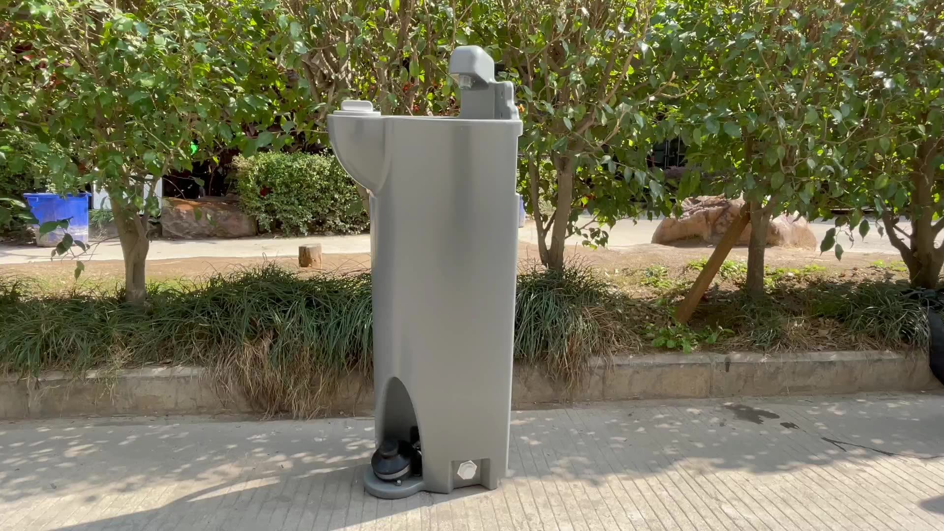 Hdpe Plastic Hand Wash Station Portable Sink With Water Tank For ...