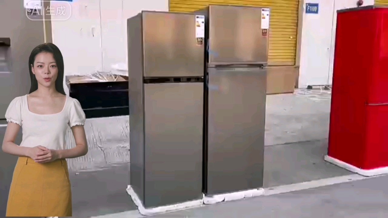 Haier 220v50hz Top Freezer Fridge Stainless Steel Free Standing Fridge ...