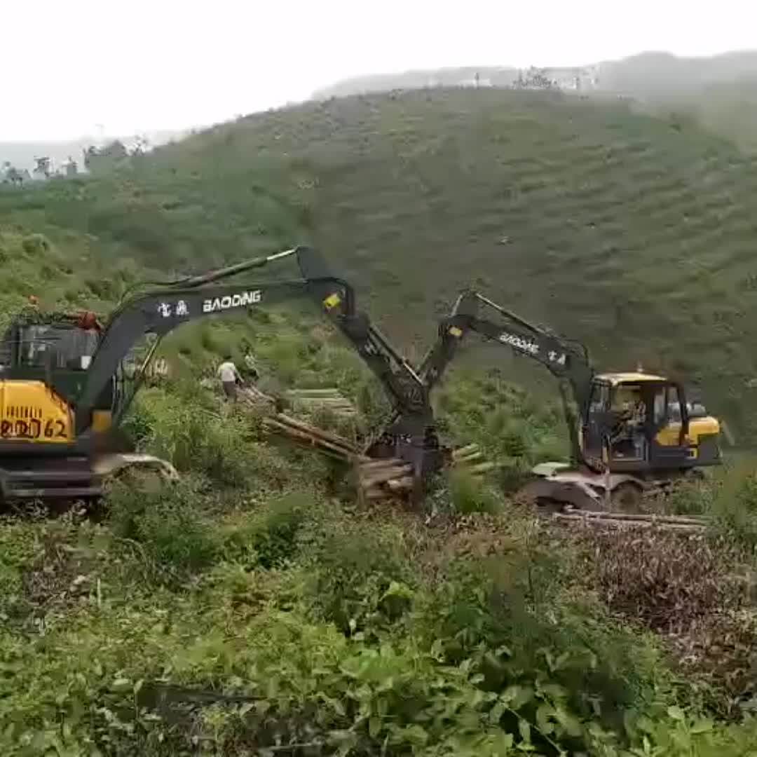 360 Rotating Timber Loader Wheel Moving Forest Machine Bd95w - Buy ...