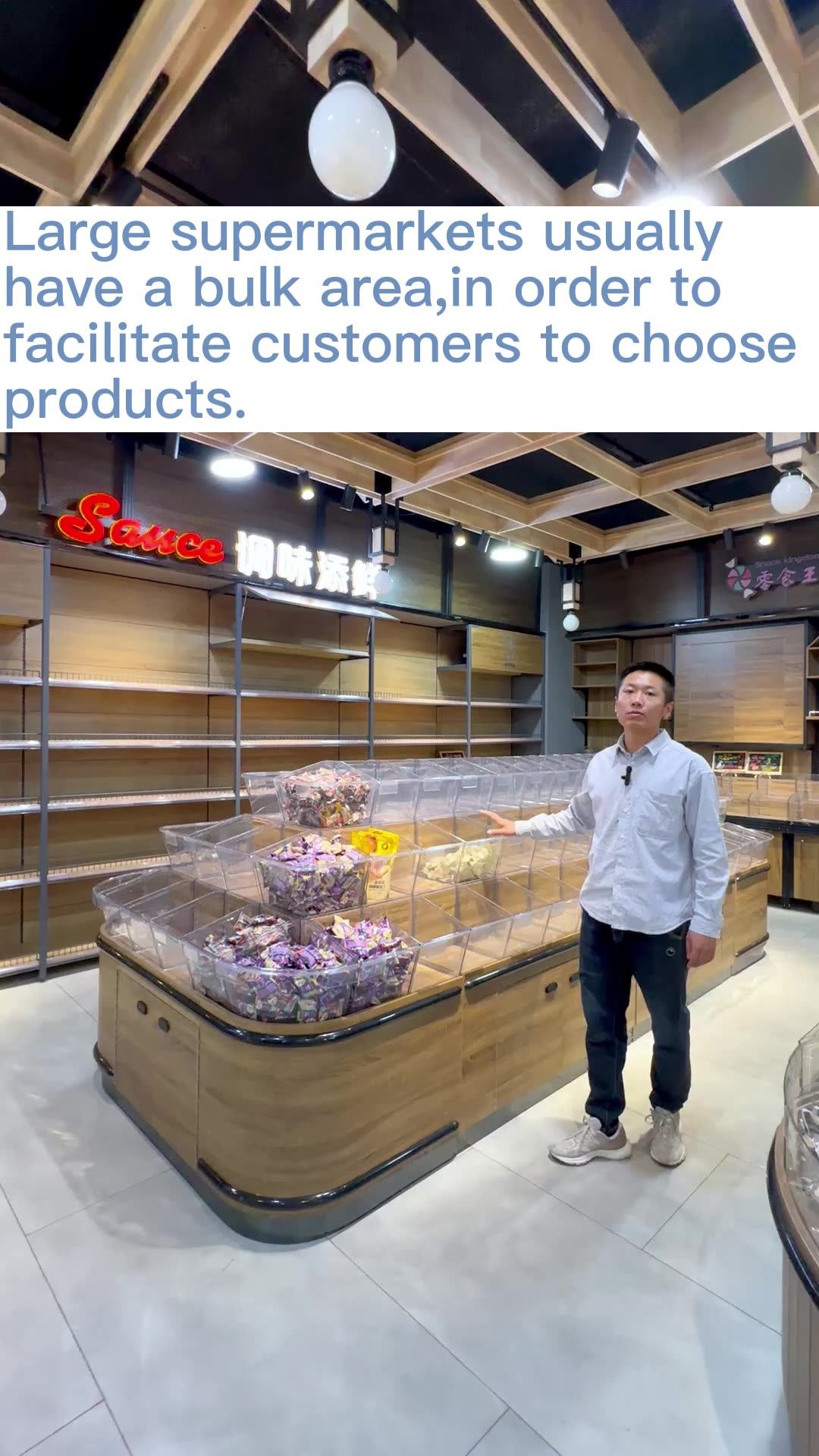 Metal Snack Rack Bulk Food Grain Display Supermarket Wall Chocolate ...