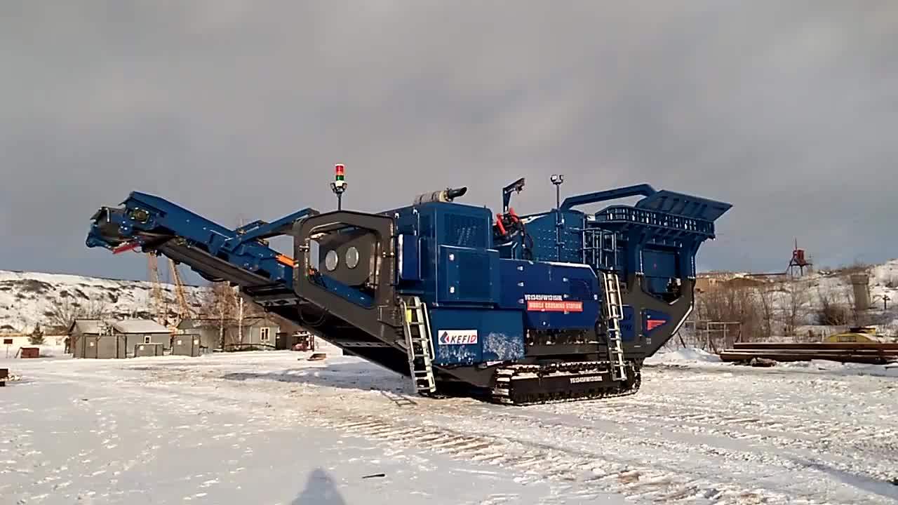 Construction Waste Recycling Equipment Mobile Concrete Stone Crusher ...