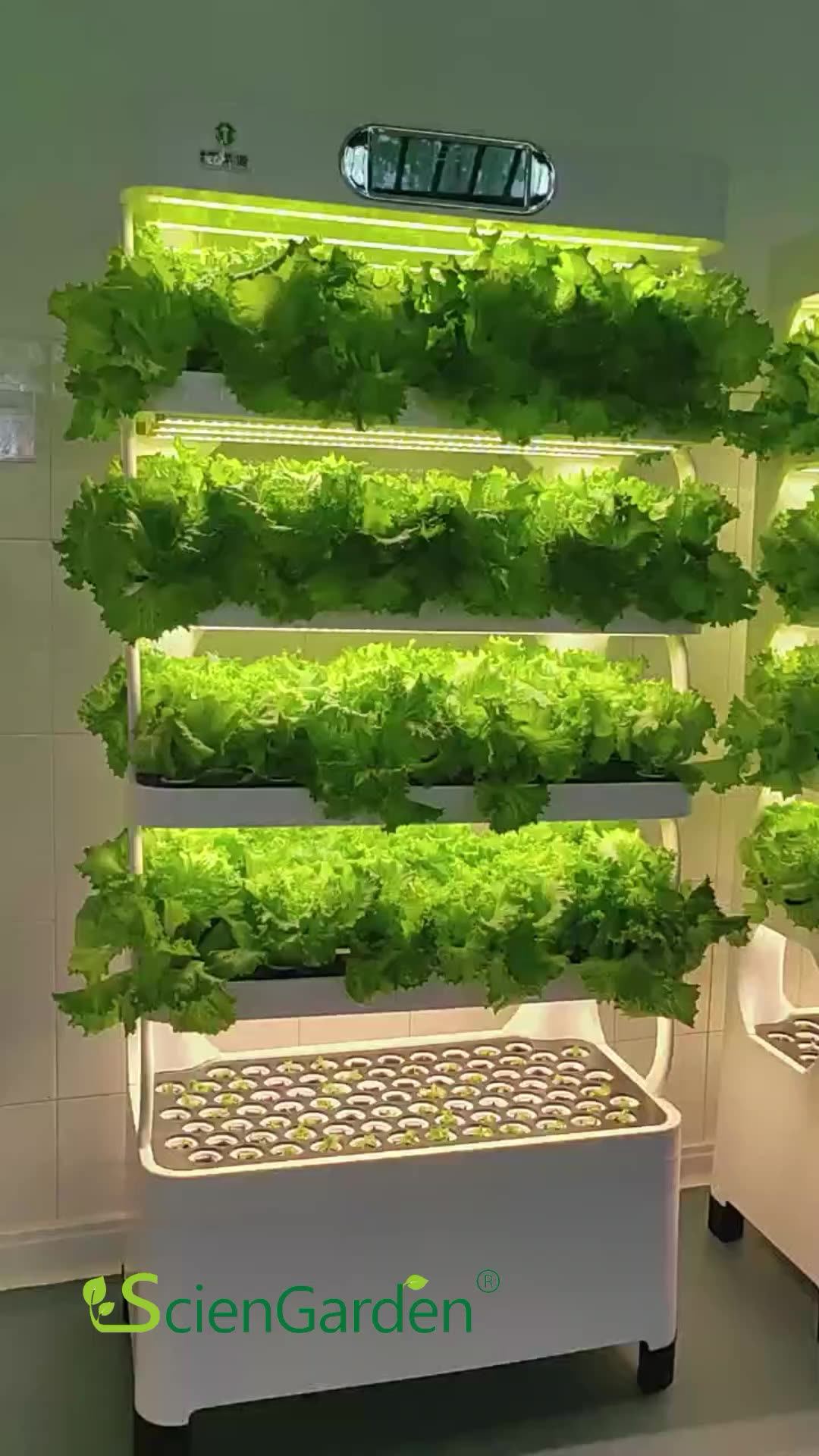 Indoor Large Home Garden Planter Smart Led Grow Light Microgreens ...