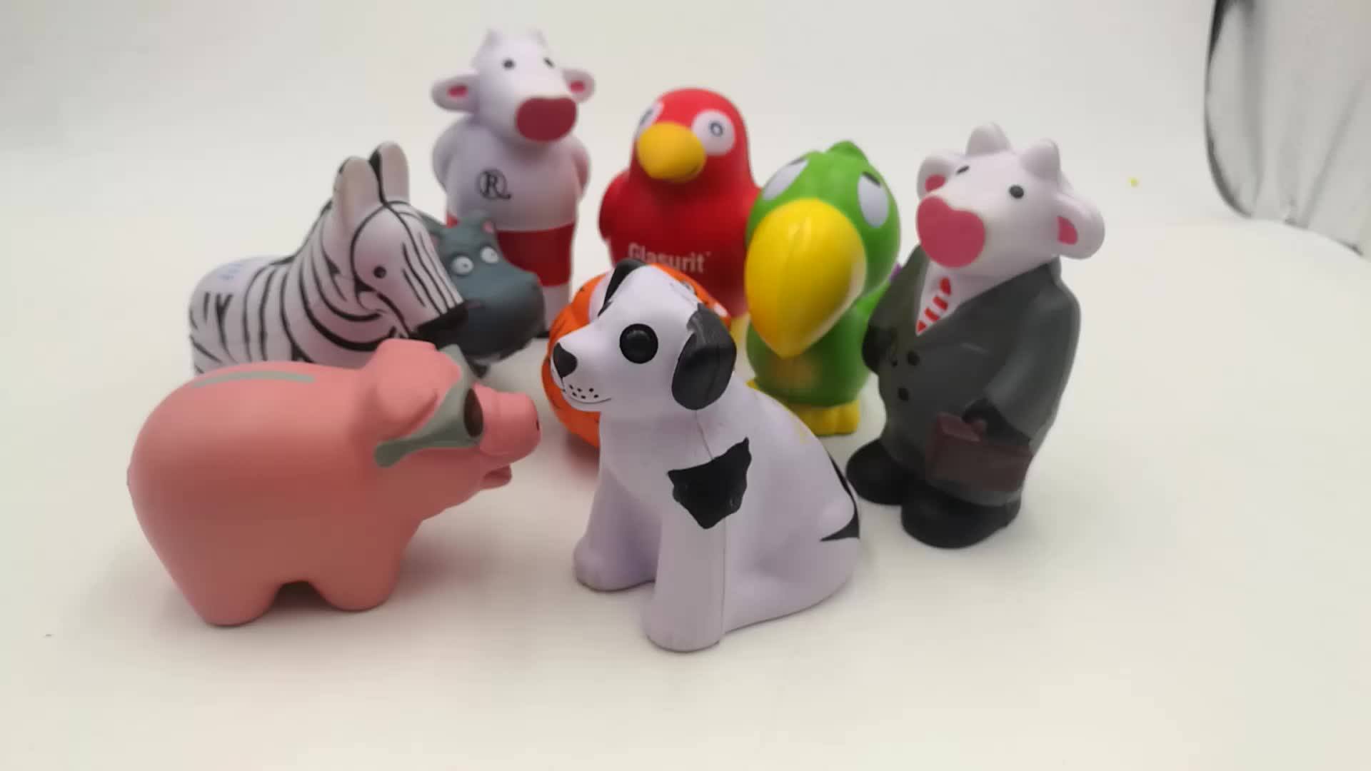 Custom Cow Shaped Pu Foam Stress Ball,Slow Rising Squshiy Cow Toys ...