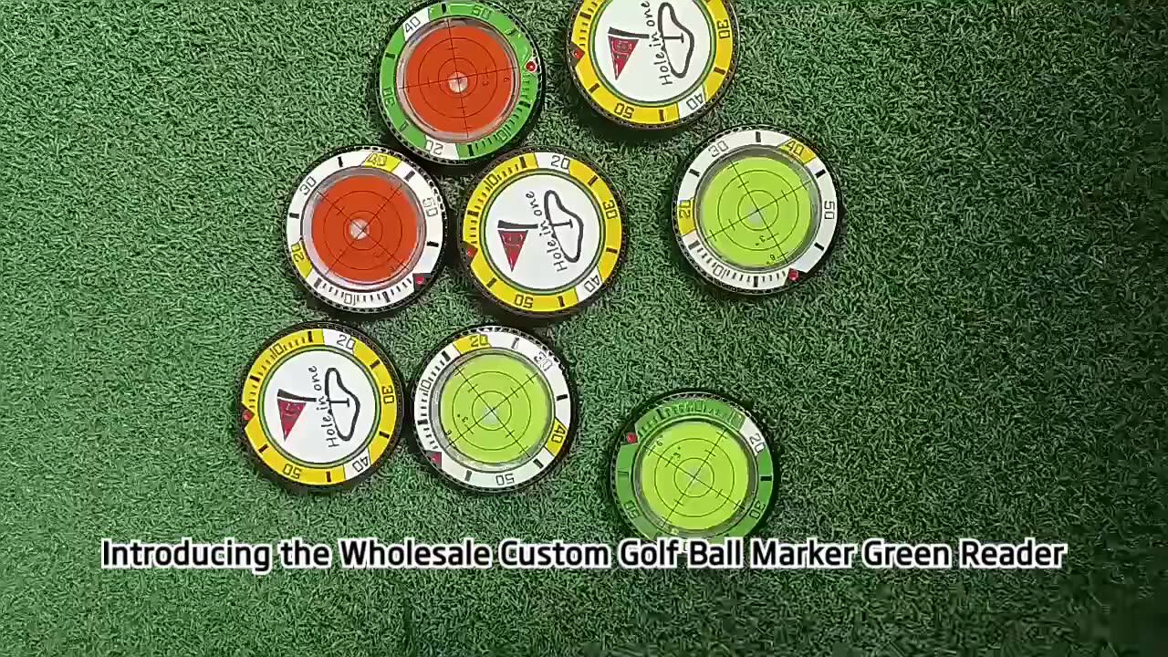 Complete Golf Gift Set Putting Aid Green Reader Magnetic Iron Poker ...