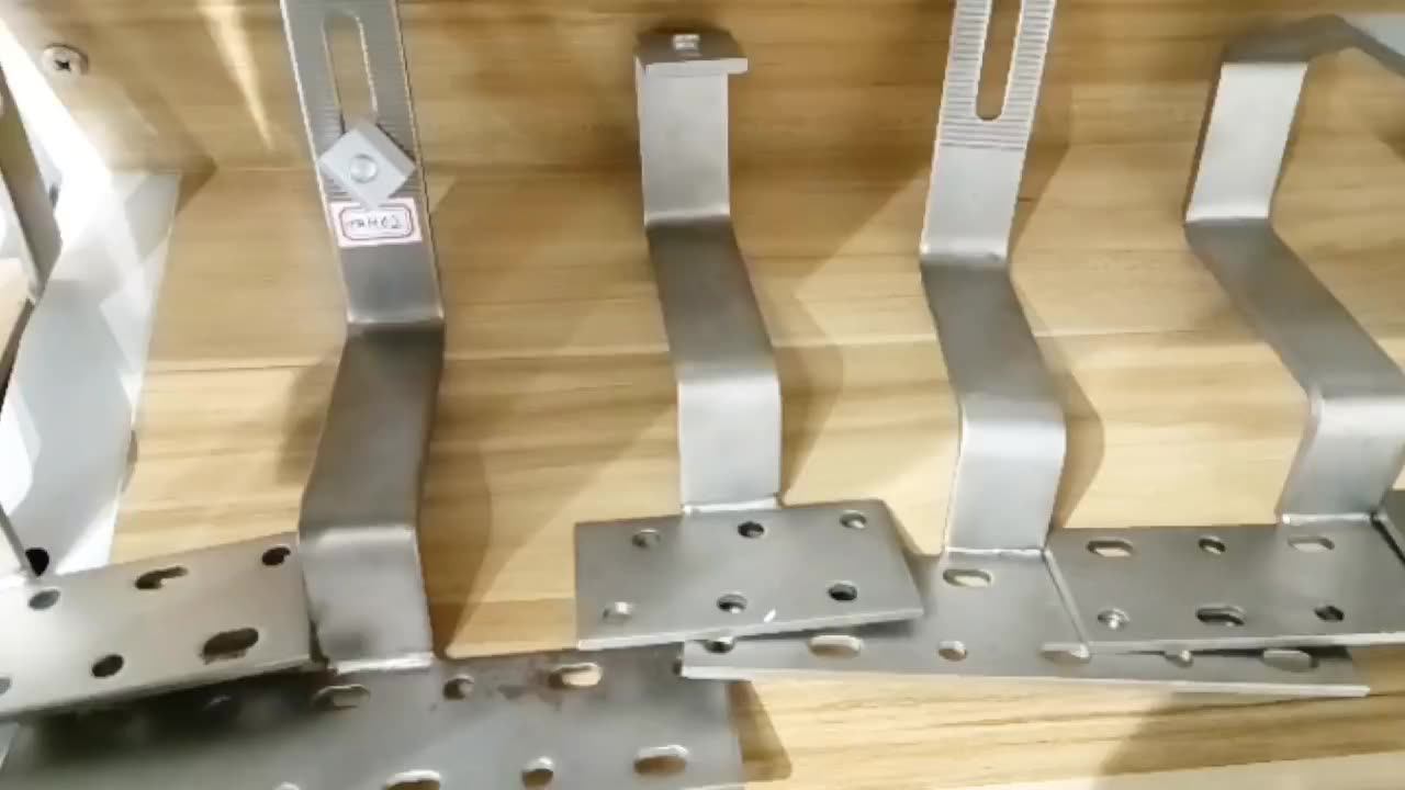 Corigy New Style Easy Fasten Solar Panel Tile Roof Aluminum Hook For Solar Mounting Brackets ...