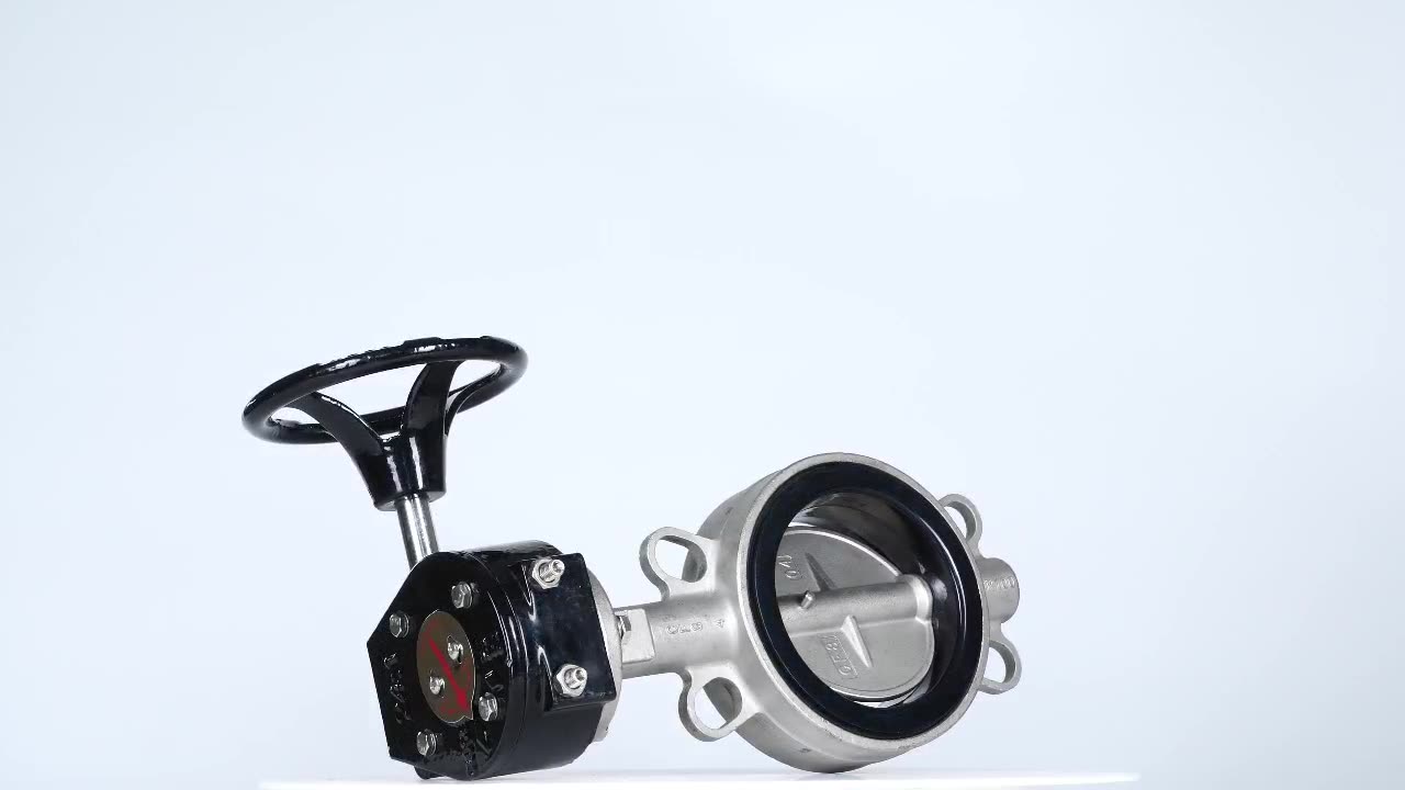 涡轮对夹蝶阀 D371X-10/16P 软密封手动阀门不锈钢涡轮蝶阀-阿里巴巴