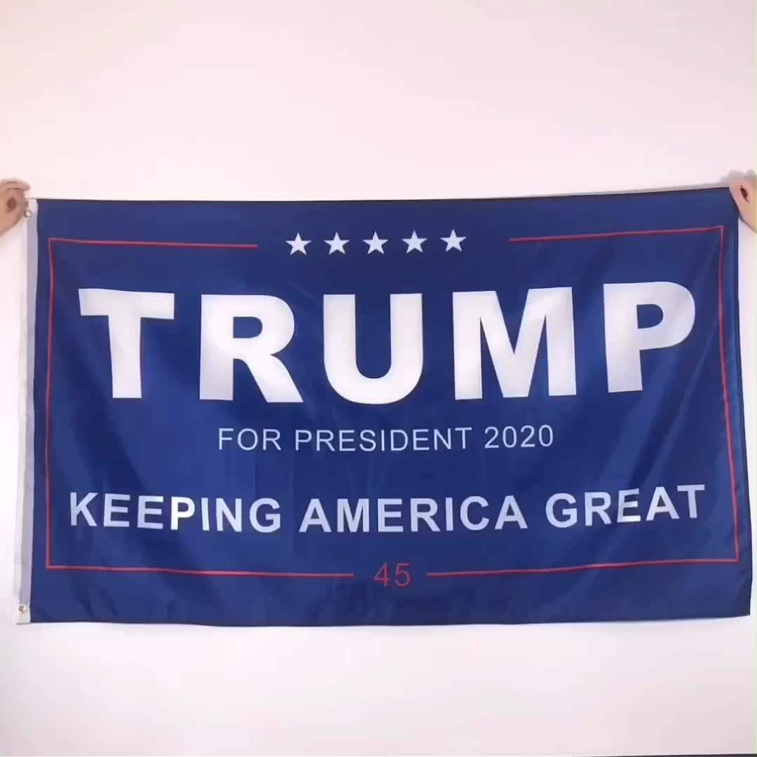 90x150cm Customized Logo Digital Printing Trump Flag - Buy Trump Flag ...