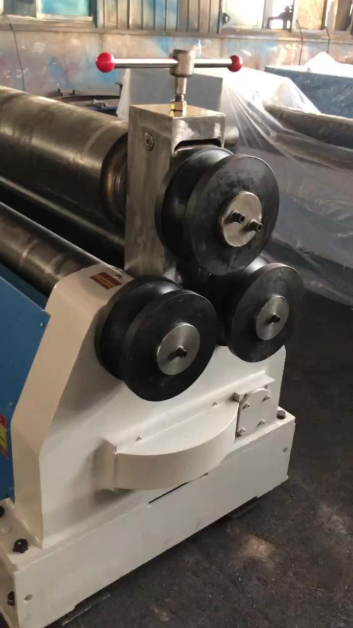 Small Plate Conical Roll Bending Machine Electric Rolling Machine 3 ...