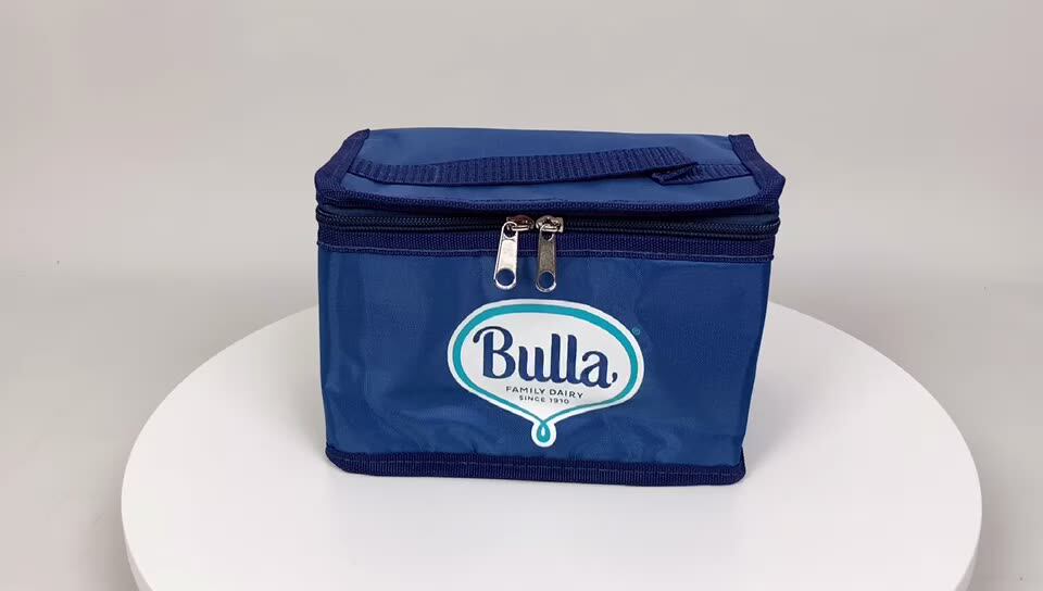 Custom Printed Kids School Lunch Delivery Box Cooler Insulated Bag ...