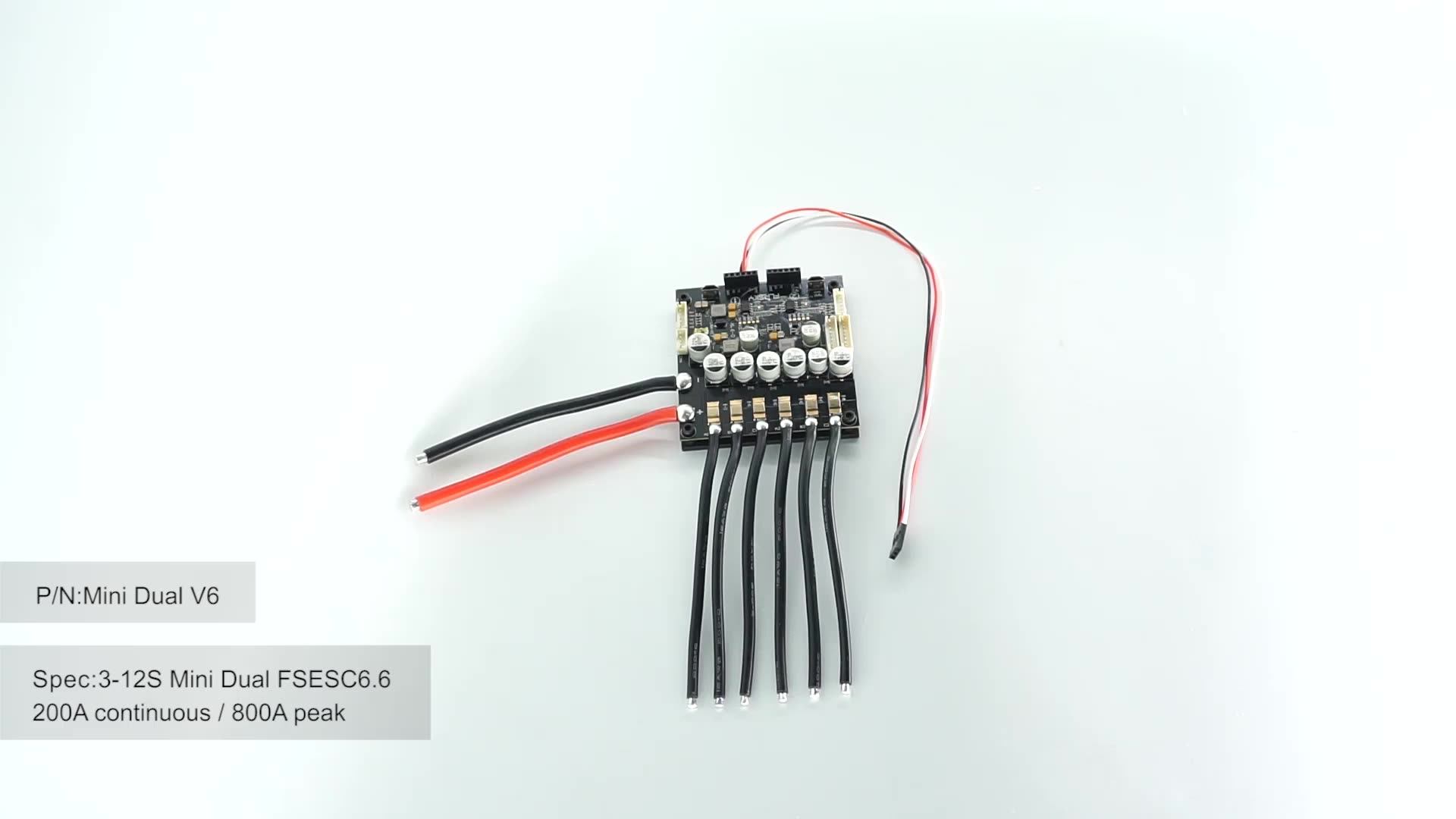 Flipsky 200a Dual Vesc Based Fsesc 6.6 Mini Size Based Upon Vesc 6.6 ...