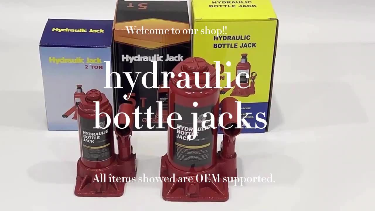 2 Ton Heavy Duty Hydraulic Bottle Jack Lifting Ram 2 Ton Portable Heavy ...