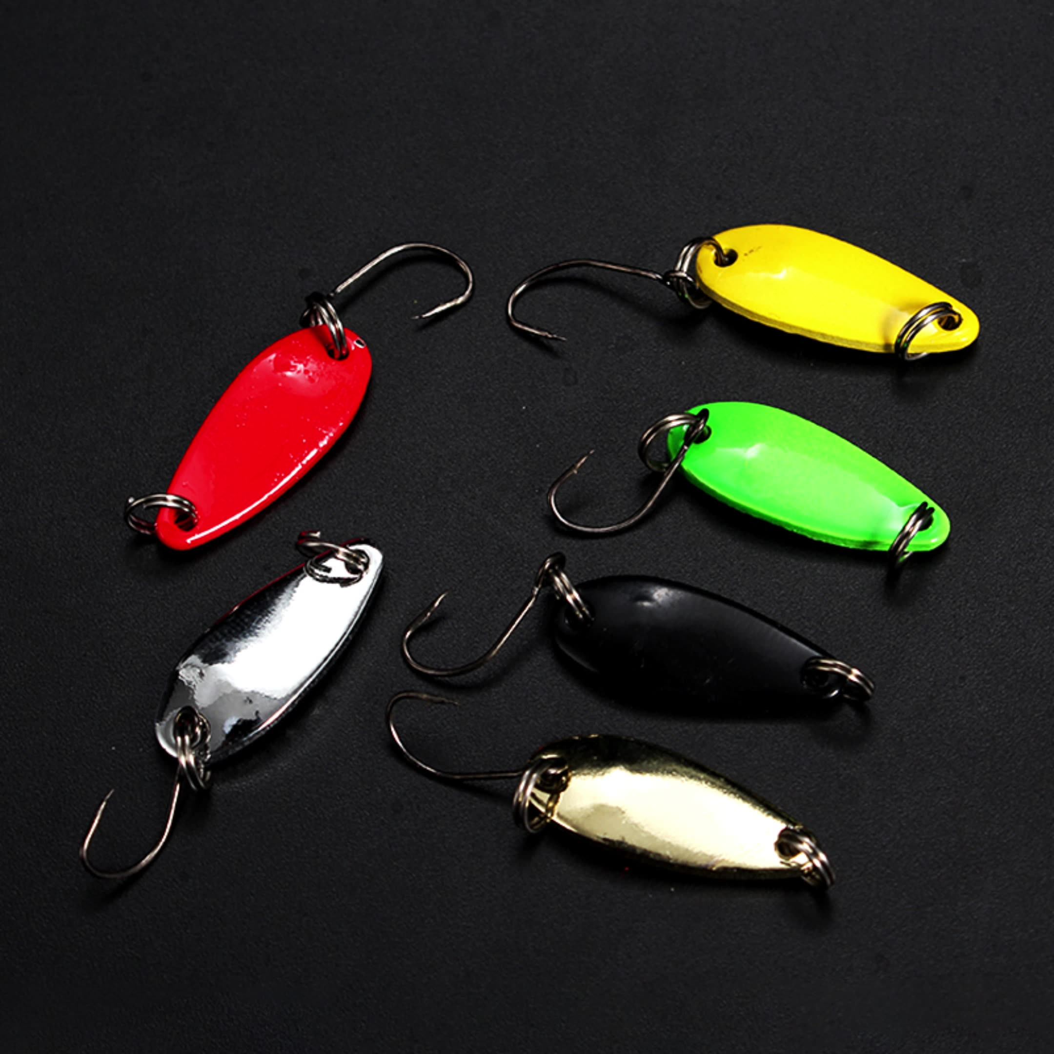 Entice Victory Mini Spoon 24 Mm 2.5g 10pcs/1 Set Spinners Metal Fishing ...