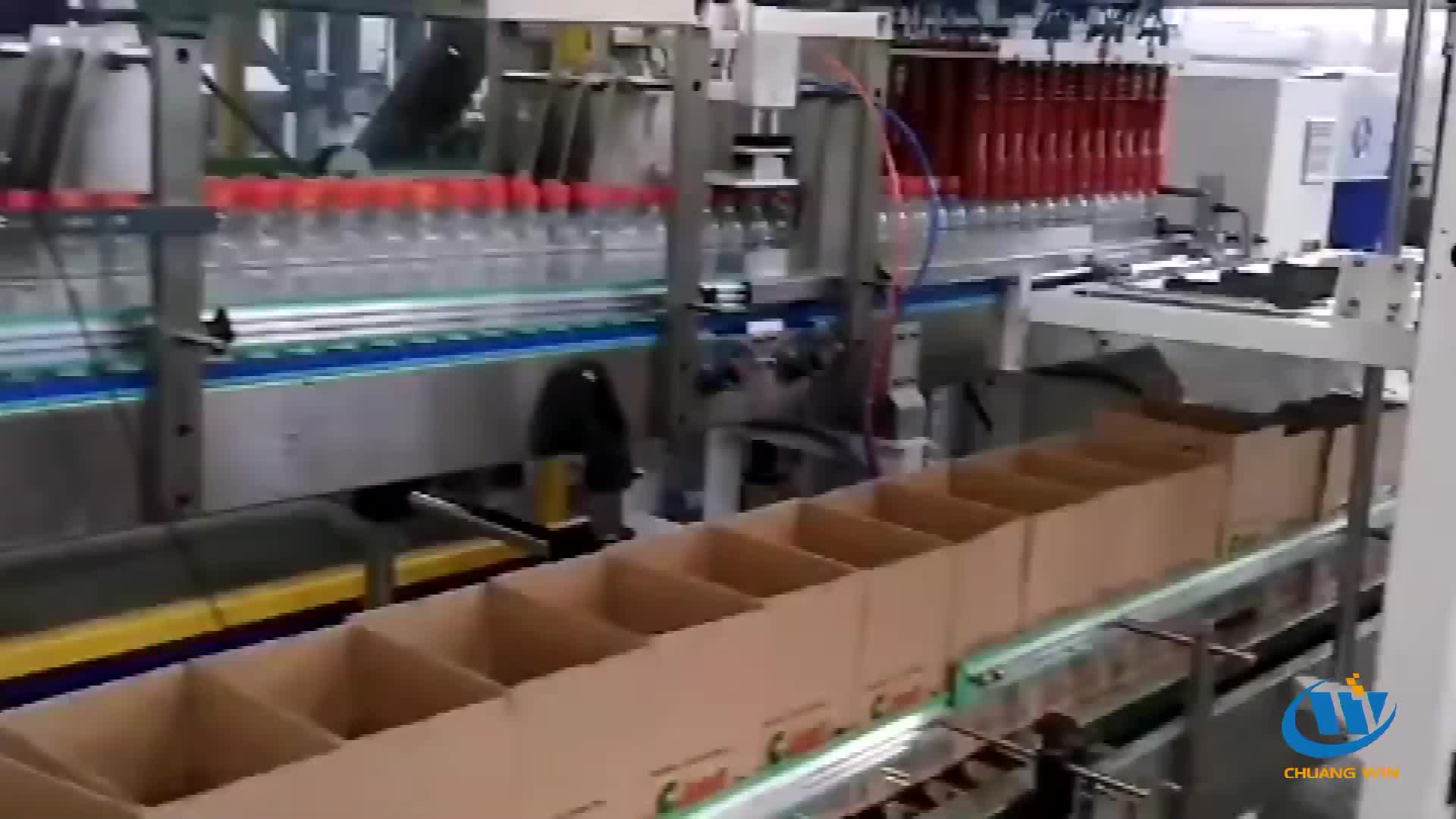 Automatic Carton Pick And Place Machine Bottle Case Packer - Buy Carton Pick And Place Machine ...