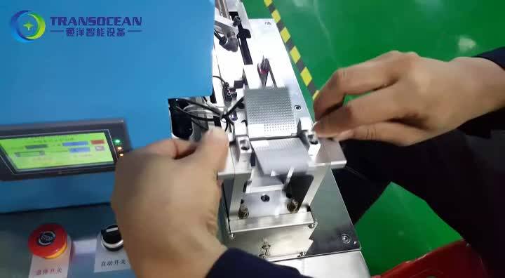 Semi Automatic Cable Wire Labeling Machine For Wire Folding Paste Label ...