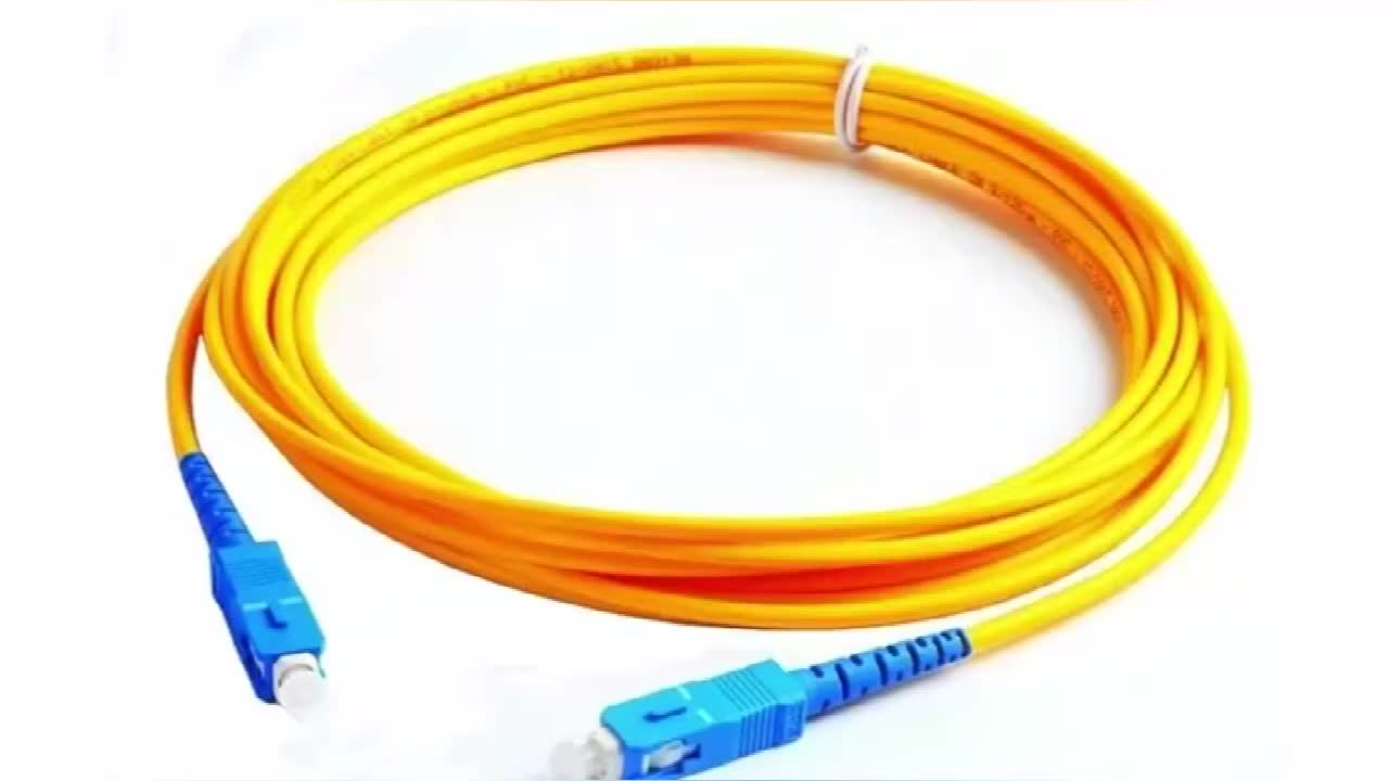 Sm G652d 2.0mm Pvc Simplex Sc-sc Tali Pusat Path Cord Single Mode Fiber Patch Cord With Sc/upc ...