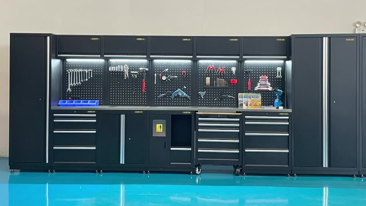 Workshop Garage Units Steel Tool Boxes And Storage Cabinets Large ...